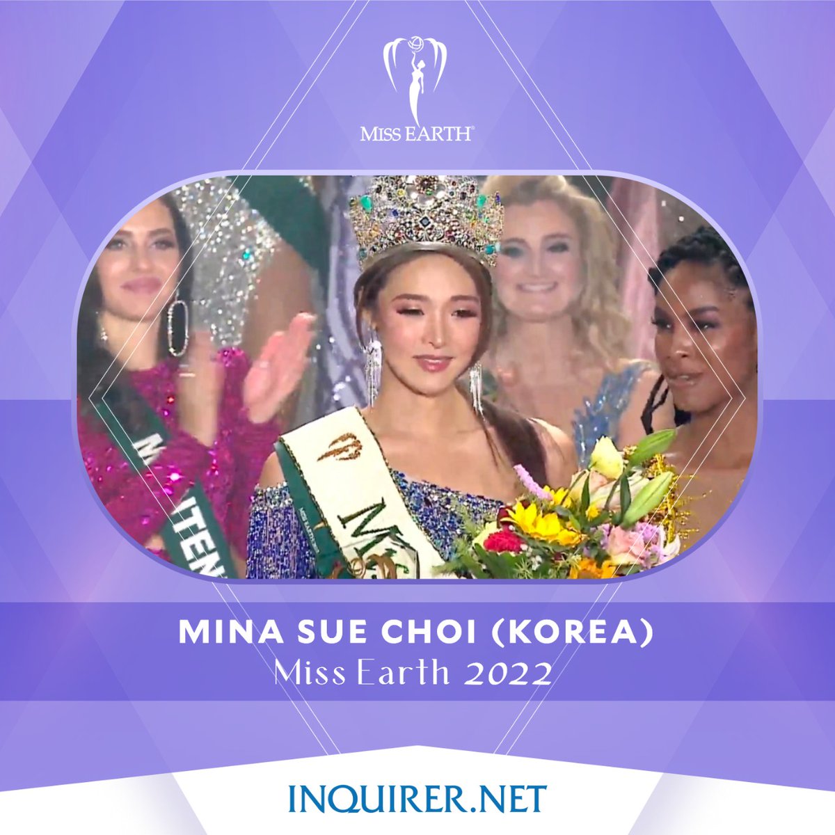 Inquirer on Twitter: "CONGRATULATIONS! JUST IN: South Korea’s Mina Sue Choi is this year’s Miss ...