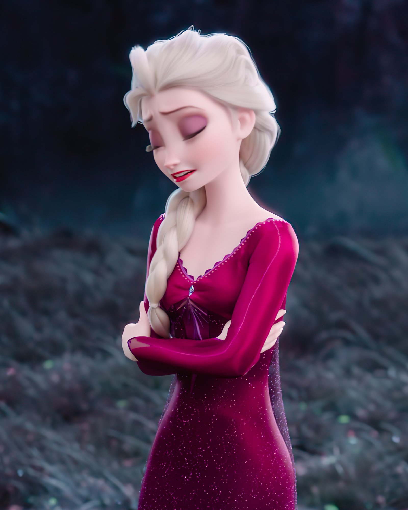 SCRFilms on Twitter: "Elsa being cute 💯 #frozen2 #frozen #elsa #disney #queenelsa https://t.co ...