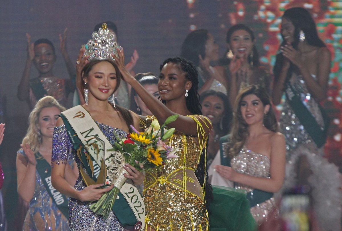 Manila Bulletin News on Twitter: "Ms. Korea Mina Sue Choi has been crowned as Ms. Earth 2022 at ...