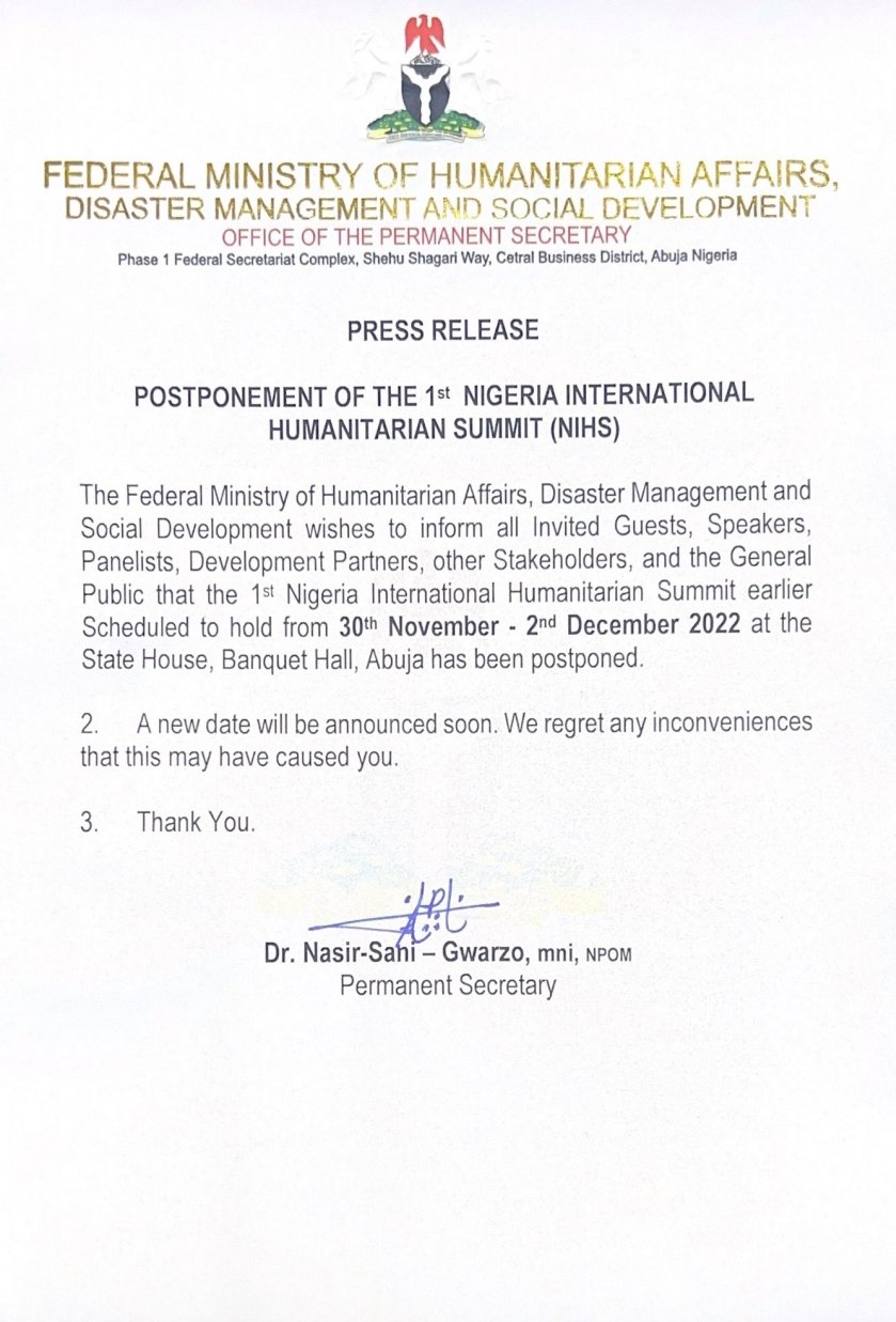 Humanitarian Letter Example