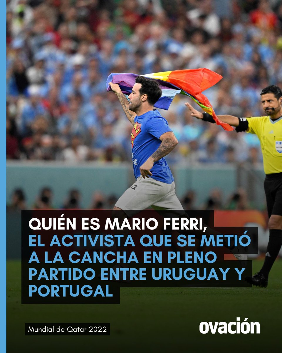 Quién es Mario Ferri, el activista que se metió a la cancha en pleno ...