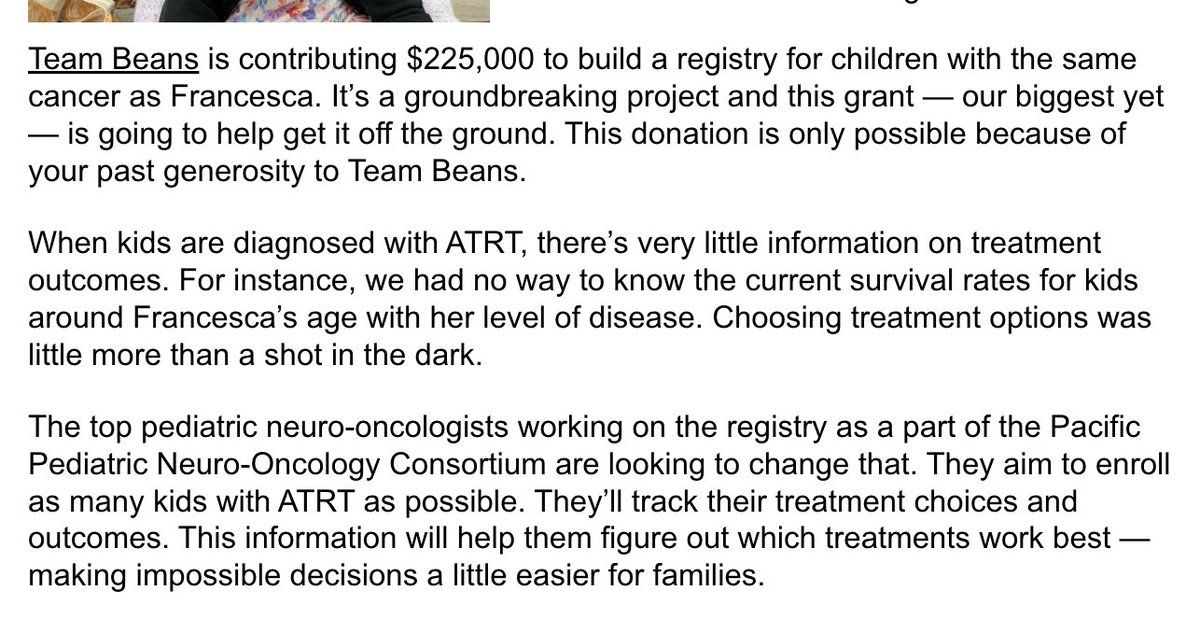 andrew kaczynski on Twitter: "We're so grateful that Dana-Farber provided Team Beans funds for ...