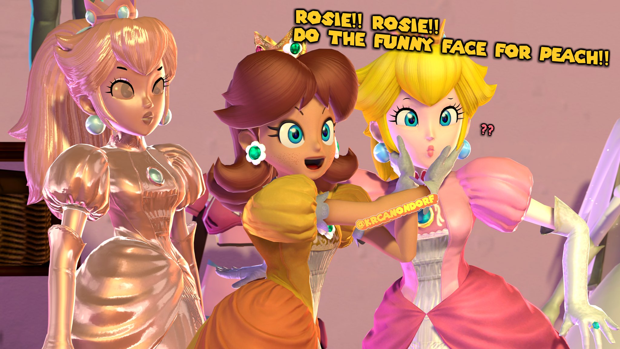 Princess Rosalina On Daisyandrosalinaclub Mario X Peach! Princess