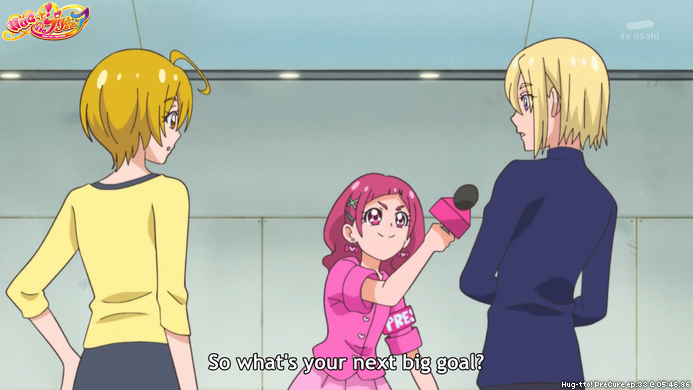 PreCure screenshots on Twitter: "Hug-tto! PreCure ep.33 @ 05:46.86 "So what's your next big goal ...