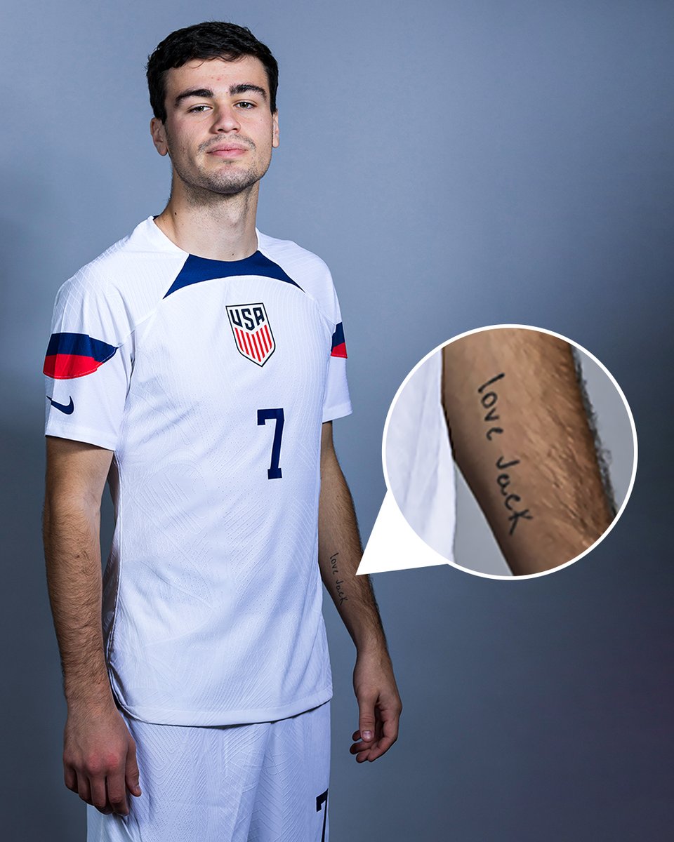 USMNT star Gio Reyna has a tattoo in honor of his brother, Jack, who ...