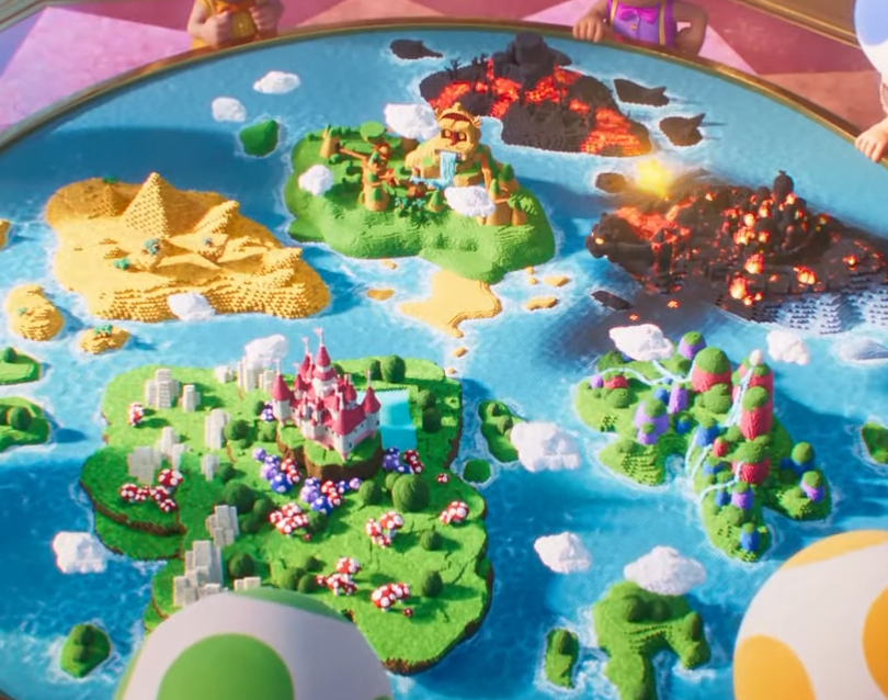 Mushroom Kingdom Map