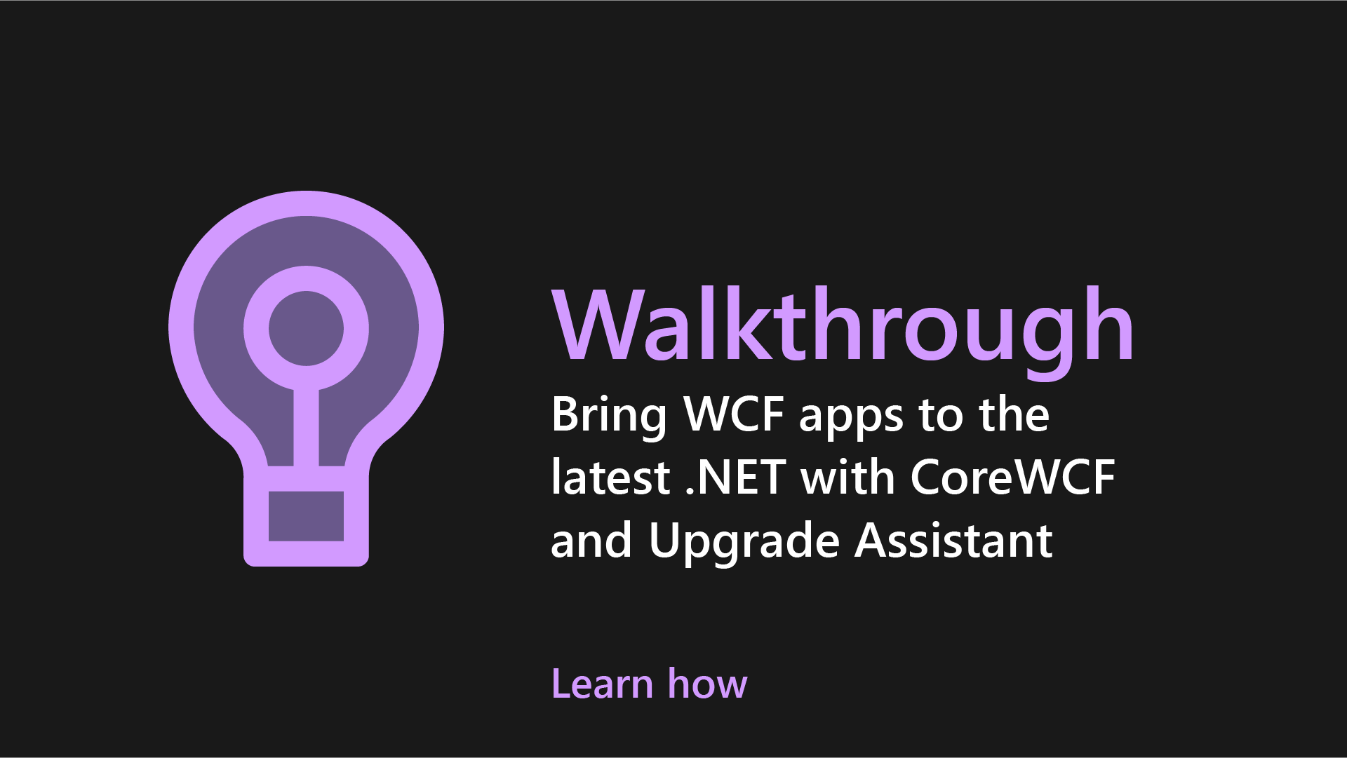 .NET on Twitter: "We know you wanted tooling to assist the upgrade from WCF on .NET Framework to ...