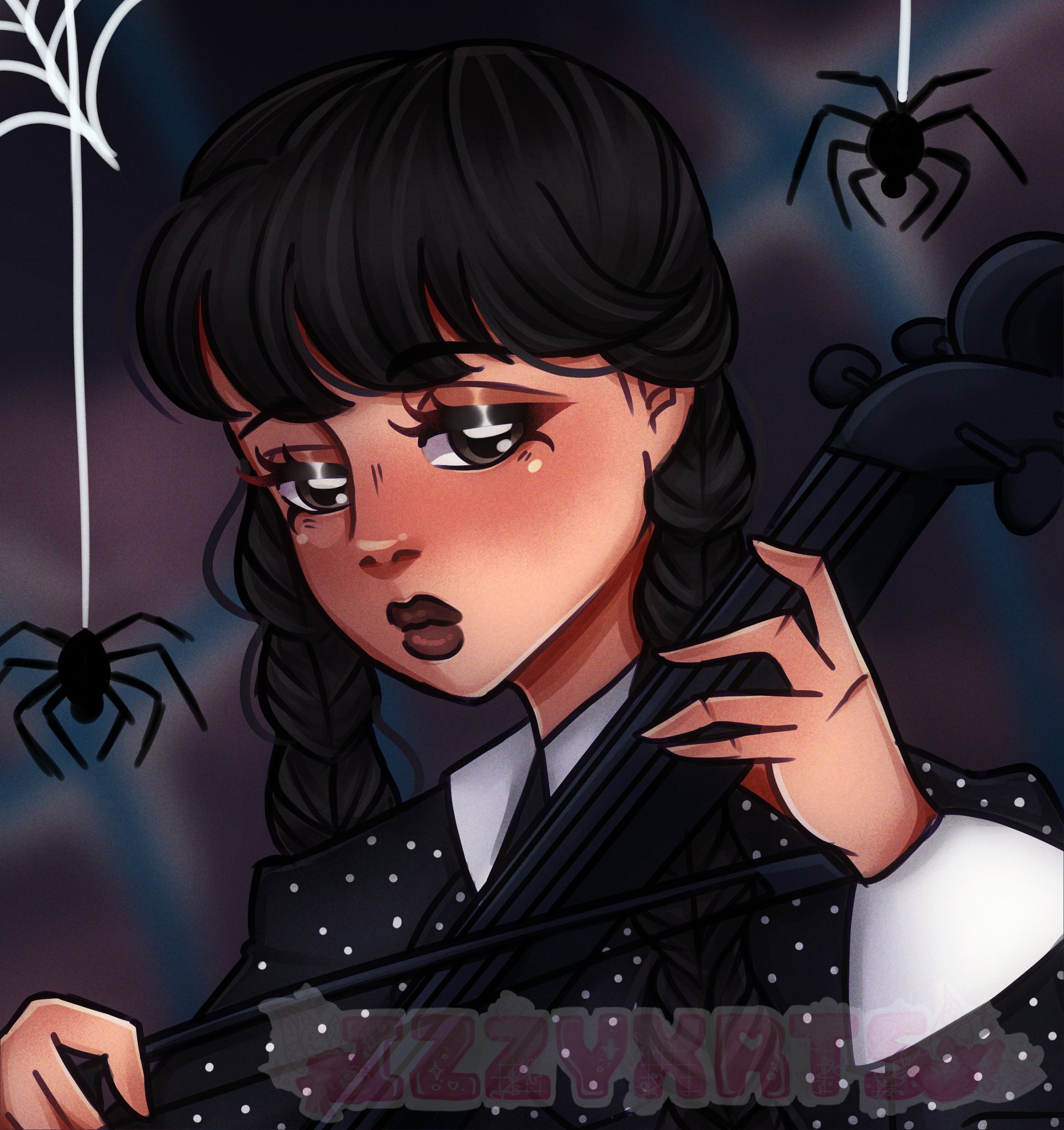 Izzy 💗 || ONGOING ART RAFFLE! on Twitter: "Wednesday 🕷️ Support my Patreon! https://t.co ...