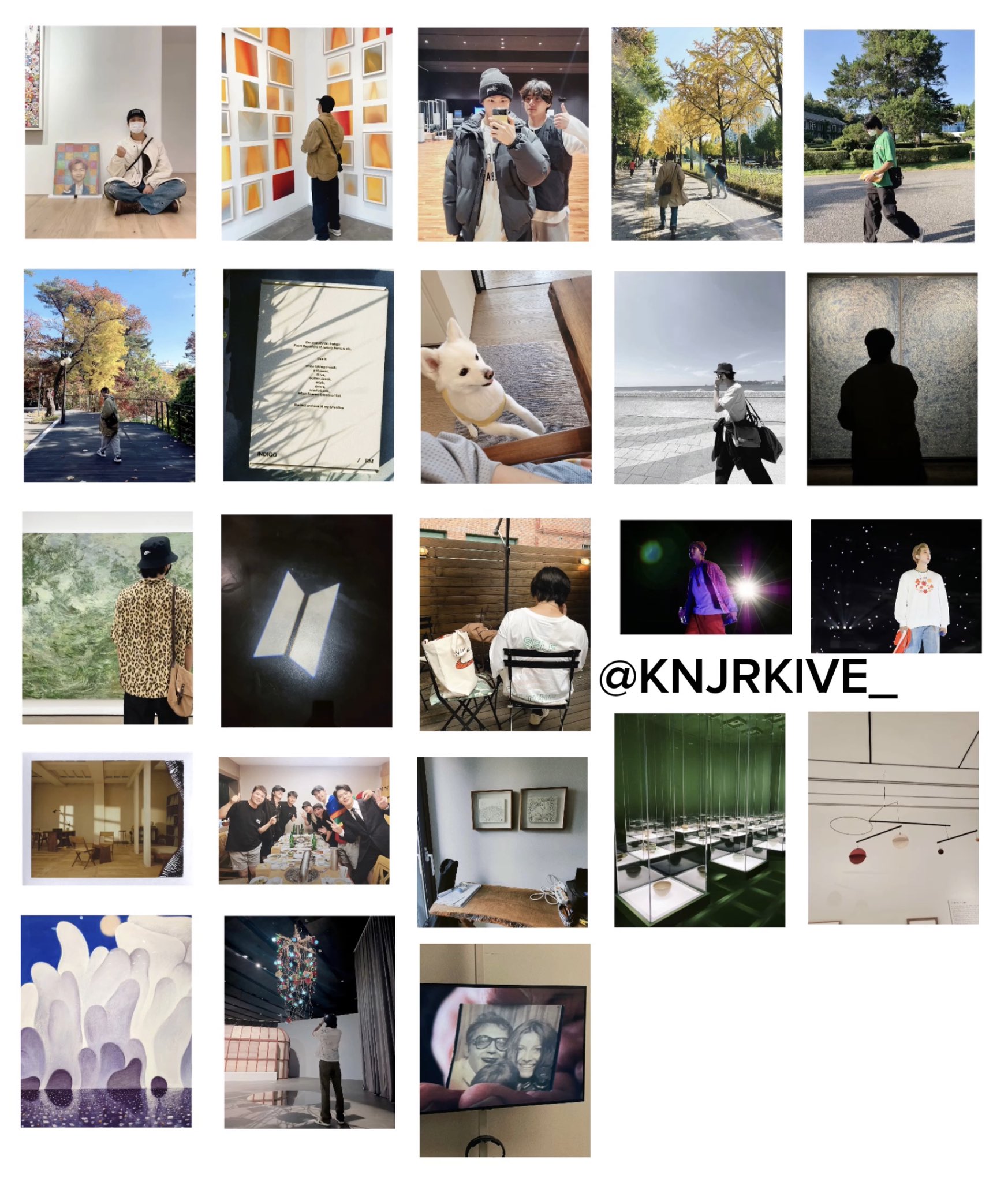 RM's Rkive 🐨 on Twitter: "[221129] Namjoon (@/rkive) Instagram Update Note: Joon deleted a total ...