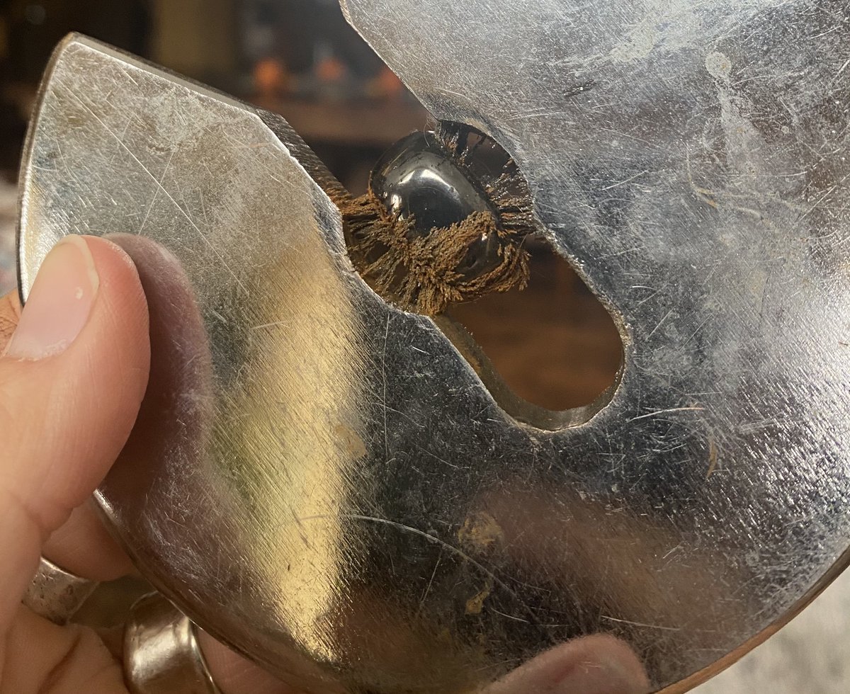 1st, a ring magnet, w/ a spherical magnet in the center, & iron filings ...