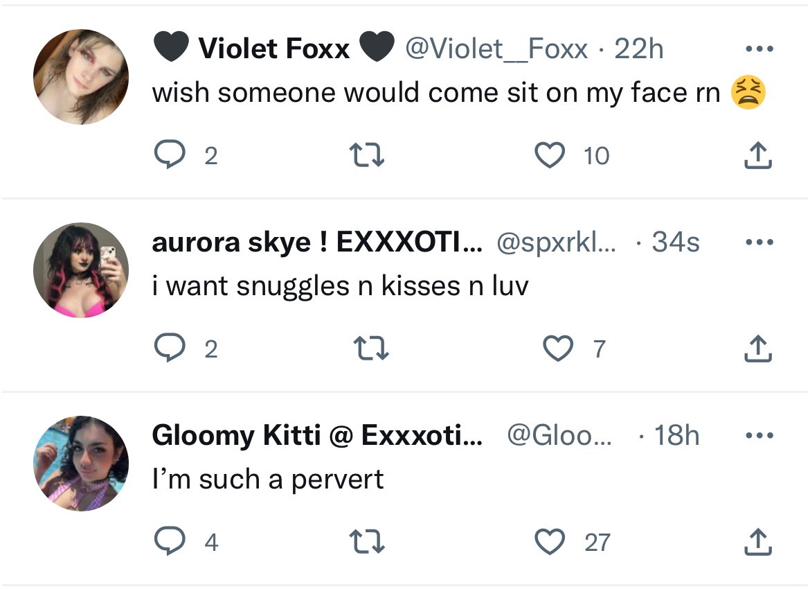 TW Pornstars - POVProfessor. Twitter. This is hilarious. @Violet__Foxx ...