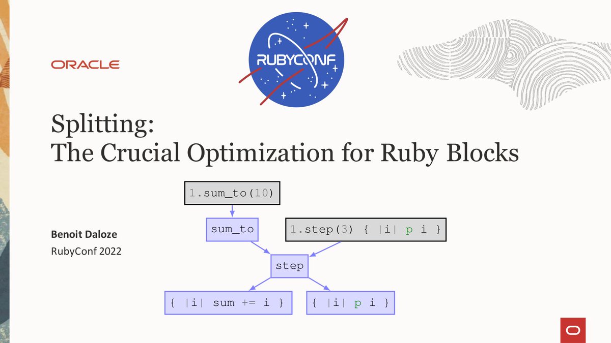 Benoit Daloze on Twitter: "Here are the slides for my talk at @rubyconf: https://eregon.me/blog ...