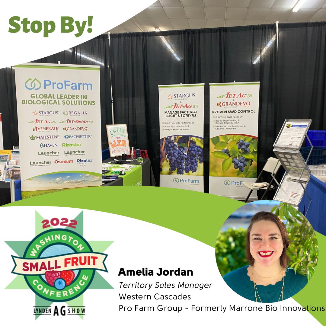 Pro Farm Group on Twitter: "We're at the Washington Small Fruit Conference sharing how our ...