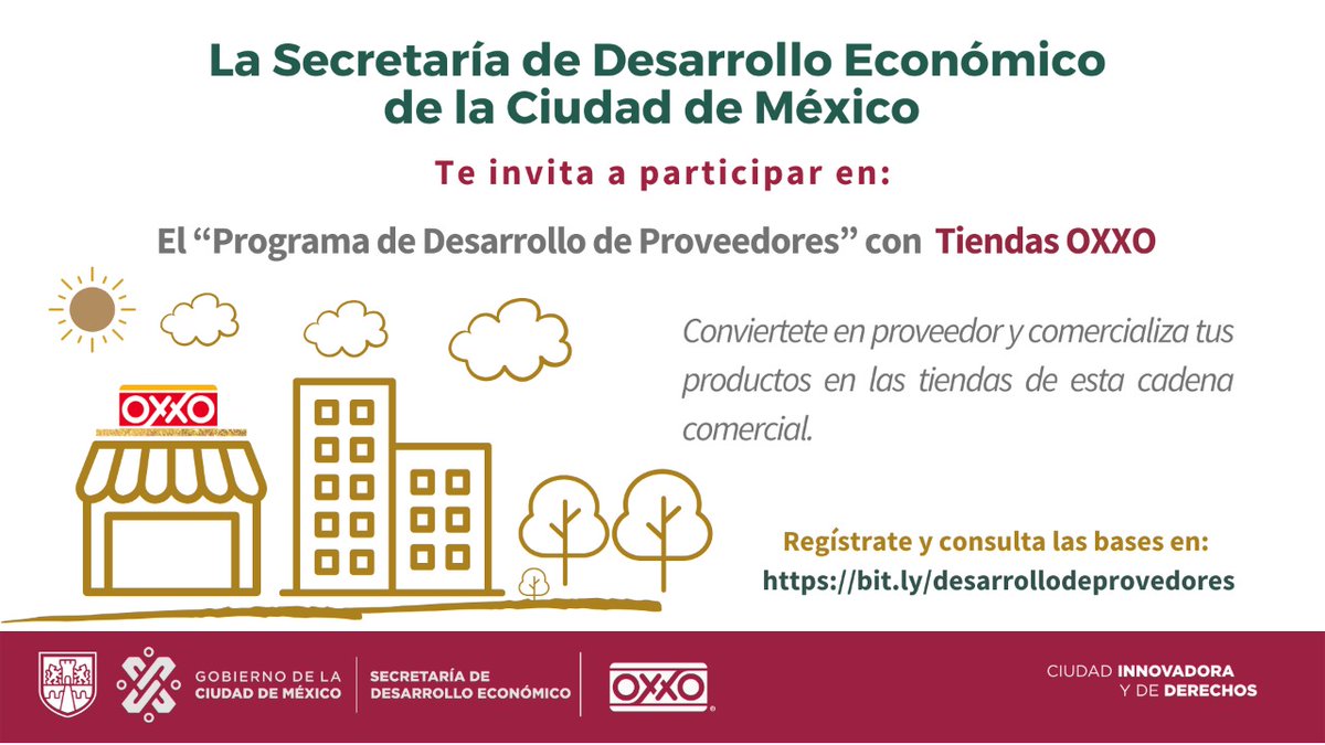 Secretaría de Desarrollo Económico on Twitter: " ️ #SEDECO y @Tiendas_OXXO te invitan a ...