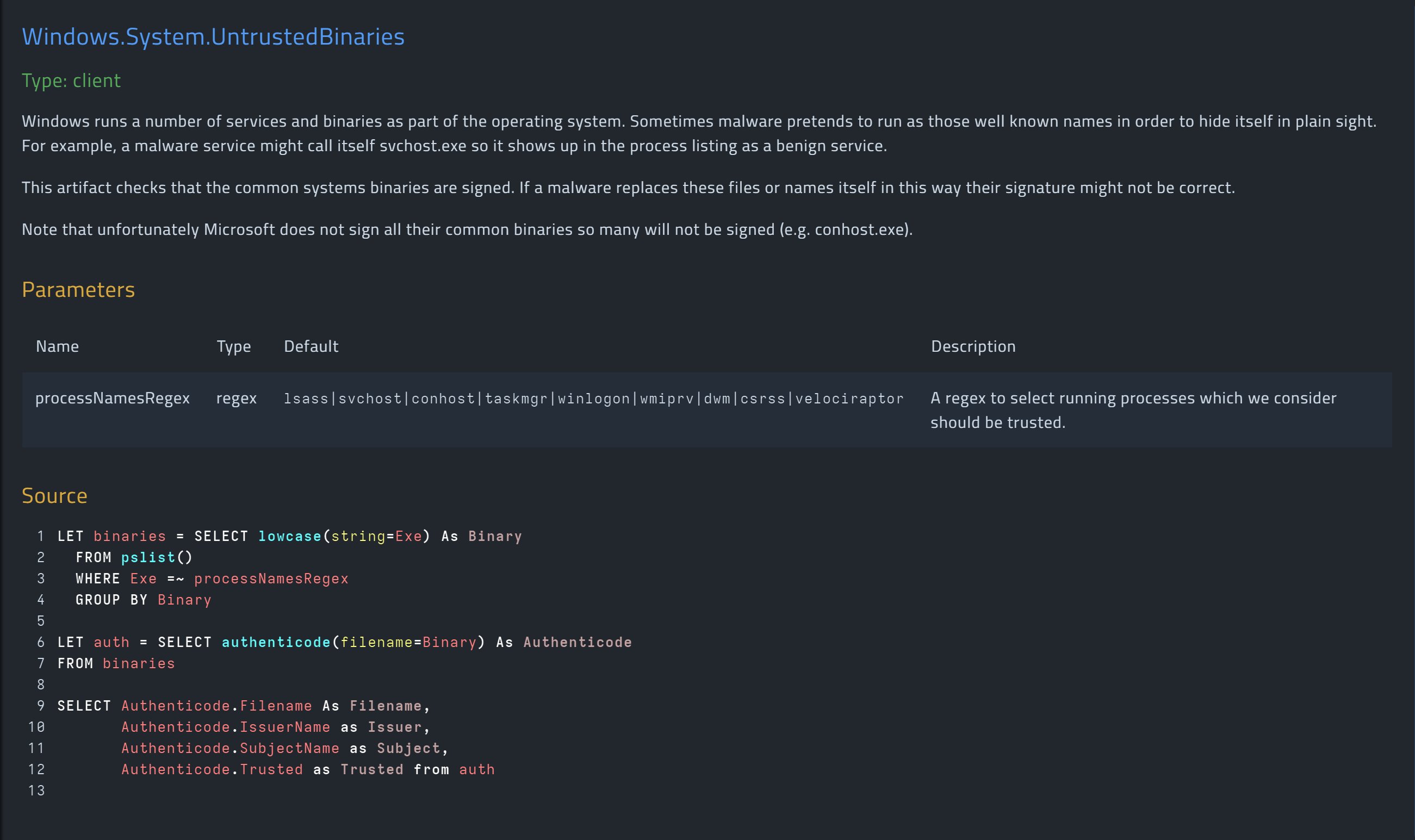 Velociraptor (@velocidex) / Twitter