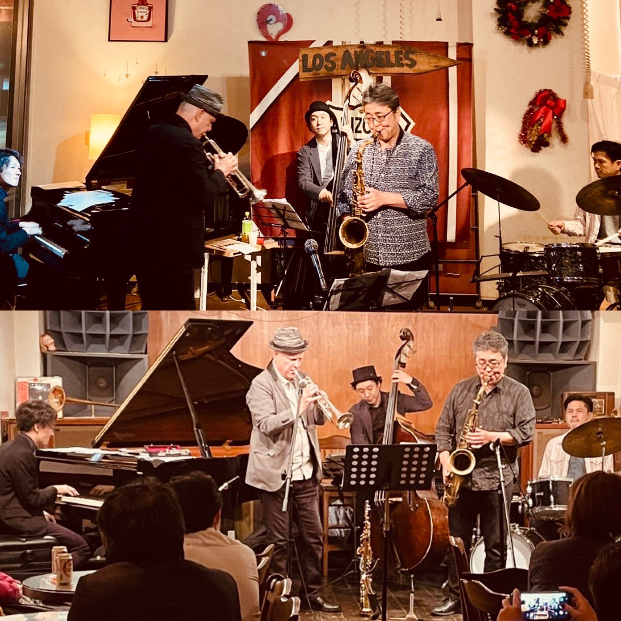 権上康志 On Twitter 岩国 ほまれ座 広島 ミュージックライフtaoでのジェイ・トーマスさん Tp Sax を迎えての