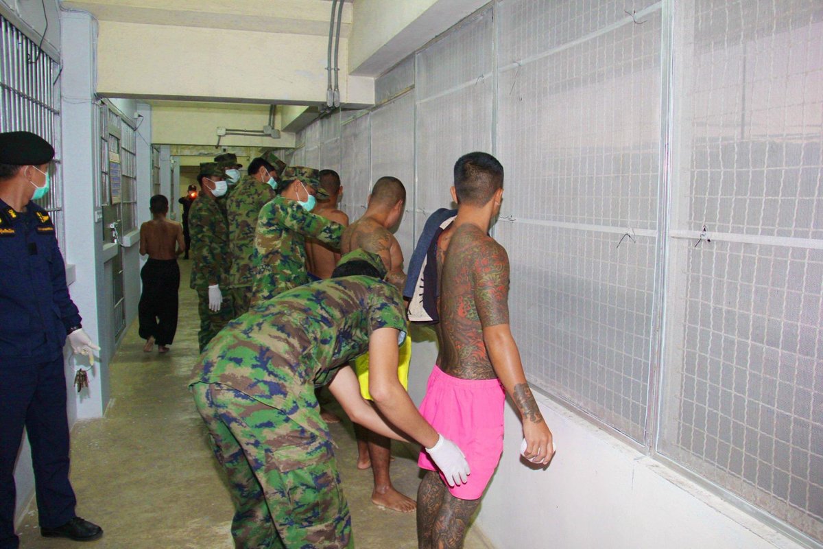 Shackled MR on Twitter: "Prison searching."