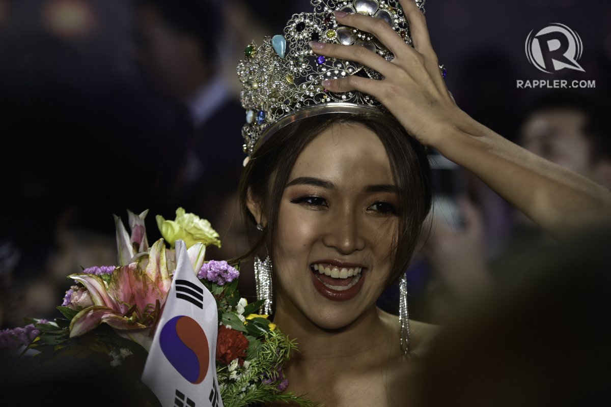 Rappler On Twitter South Koreas Mina Sue Choi Was Crowned Miss Earth
