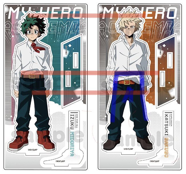 Athena-av art 🧡💚 Preorders in production status on Twitter: "New lovely bkdk merch 💚🧡🙈 Deku ...