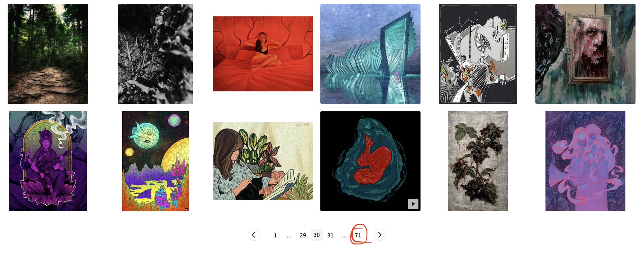 Alteredgenie on Twitter: "- Shill your tezos art! I've collected 71 objkt pages worth of art ...