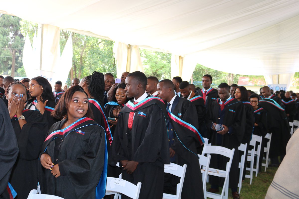 Today we are at TelOne Centre For Learning for its 8th graduation ...