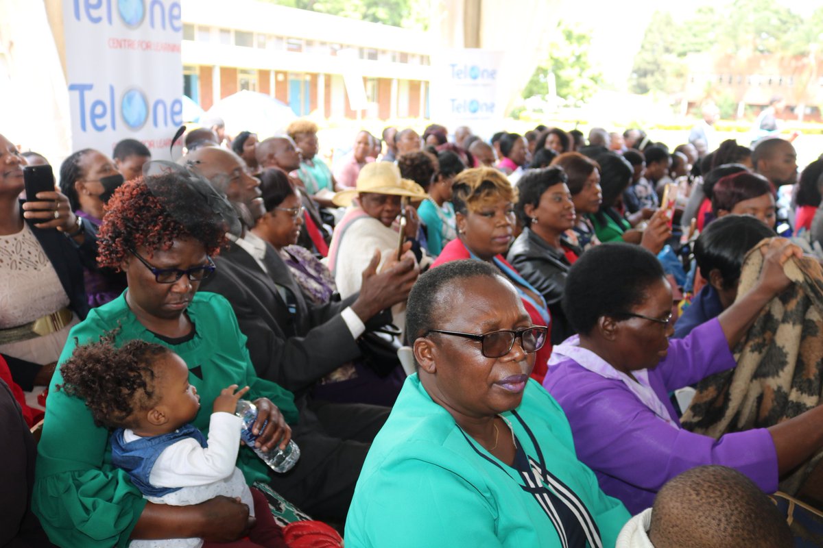 Today we are at TelOne Centre For Learning for its 8th graduation ...