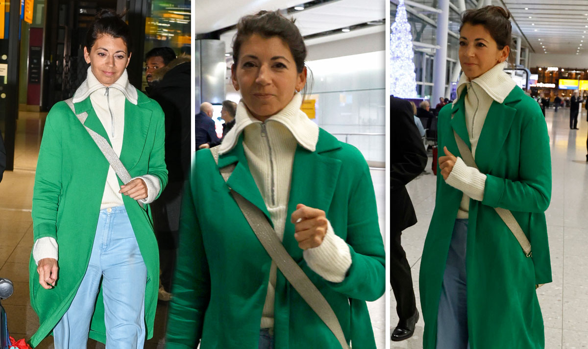 Matt Hancock's girlfriend Gina Coladangelo lands at Heathrow airport ...