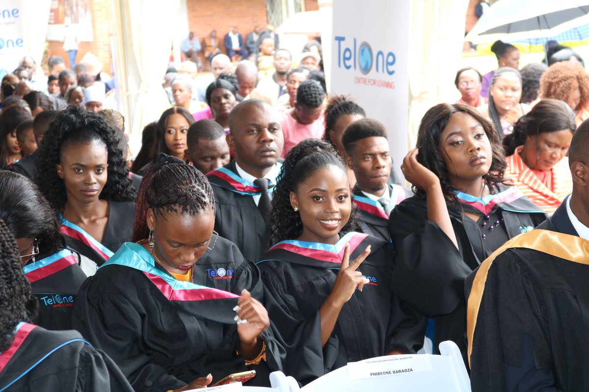 Today we are at TelOne Centre For Learning for its 8th graduation ...