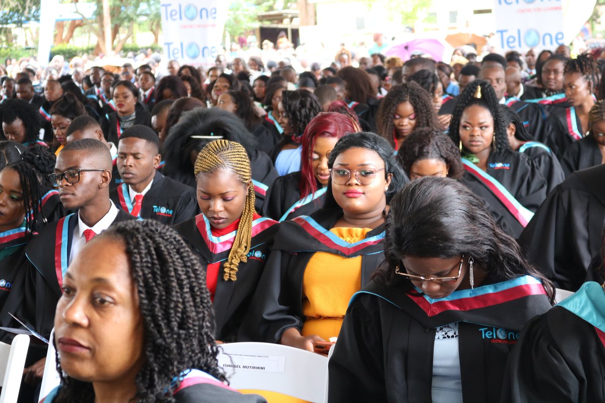 Today we are at TelOne Centre For Learning for its 8th graduation ...