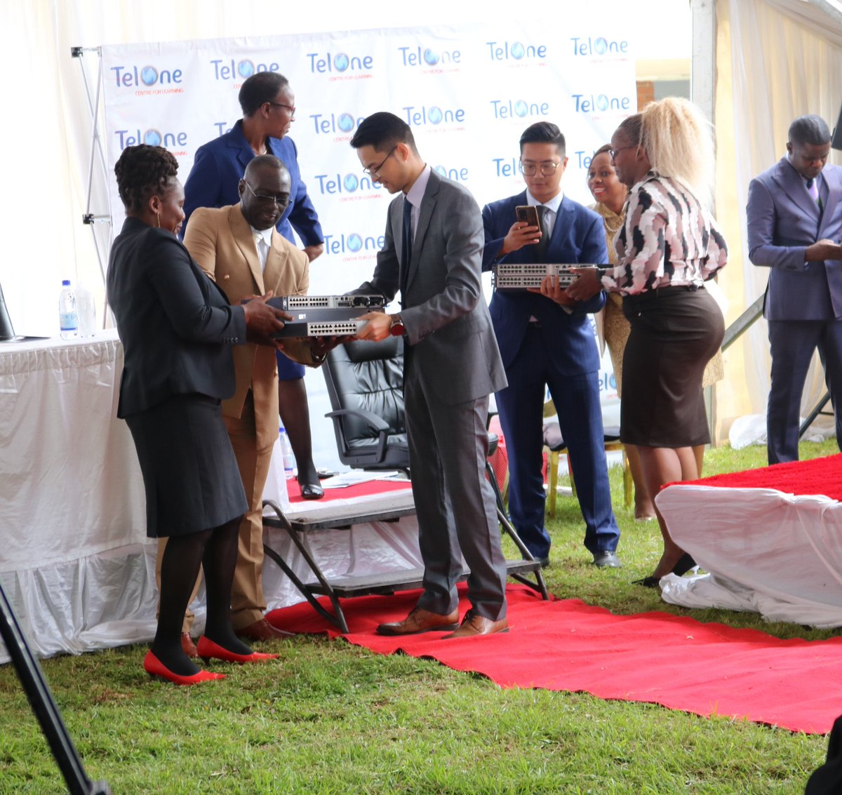 Today we are at TelOne Centre For Learning for its 8th graduation ...