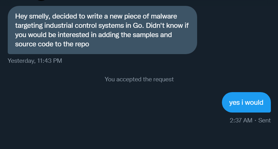 vx-underground on Twitter: "Yes."
