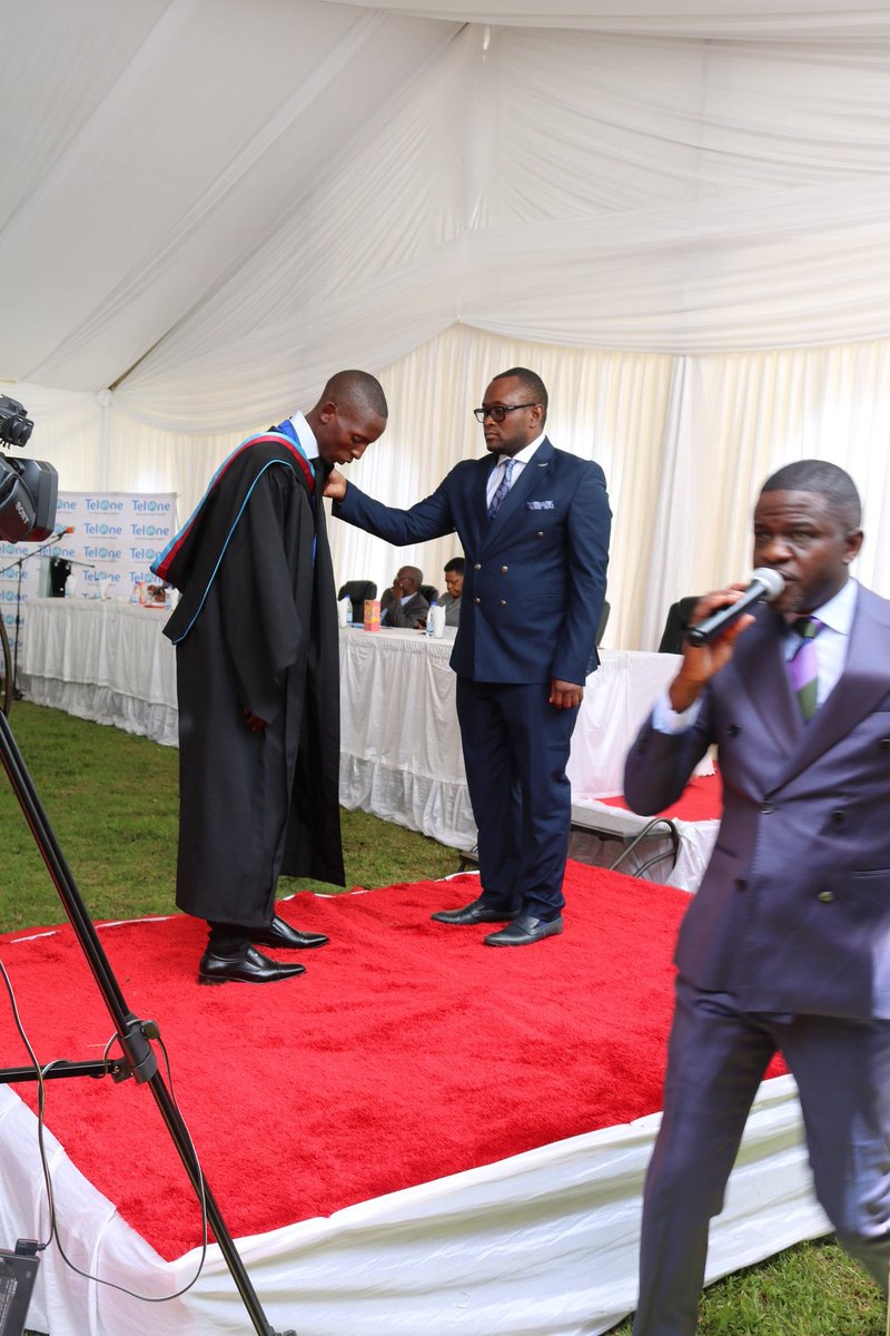 Today we are at TelOne Centre For Learning for its 8th graduation ...