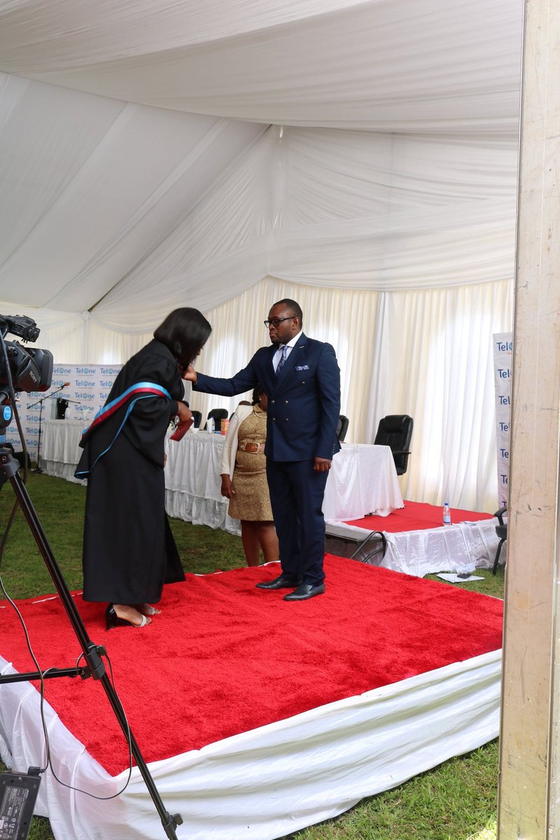 Today we are at TelOne Centre For Learning for its 8th graduation ...