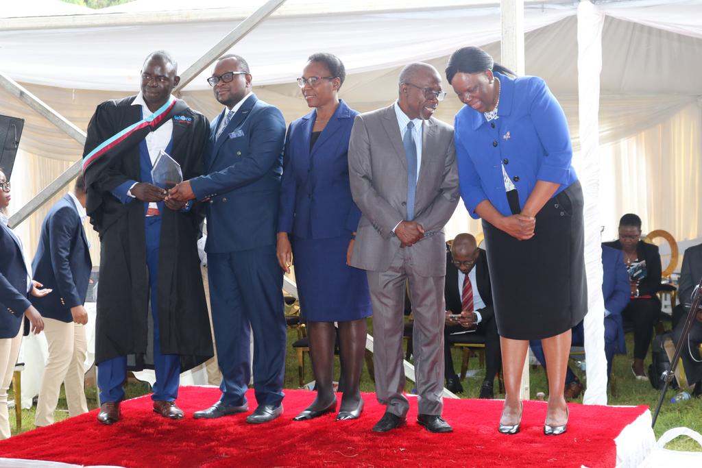 Today we are at TelOne Centre For Learning for its 8th graduation ...