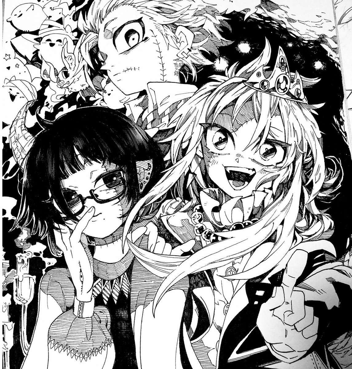 「フリの顔がよく描けた一部分☺️ 」おーみ2ndの漫画