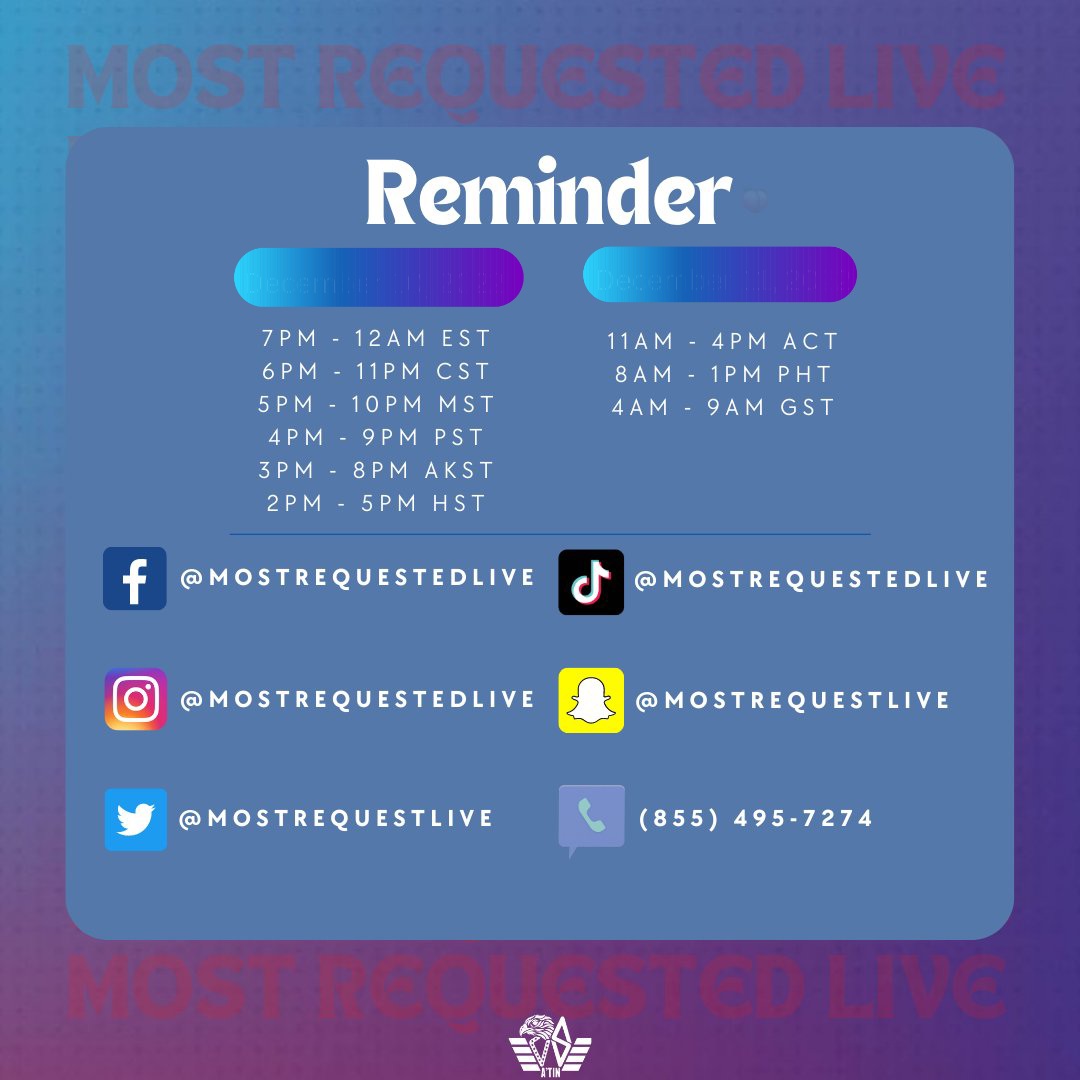 Kamsiee on Twitter: "RT @SB19MRL: FAQ 2: When does it start? MRL or Most Requested Live runs for ...