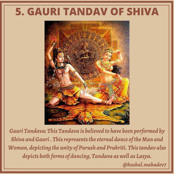 ⚜️Do you know about the Tandav and Lasya - The dances of destruction ...