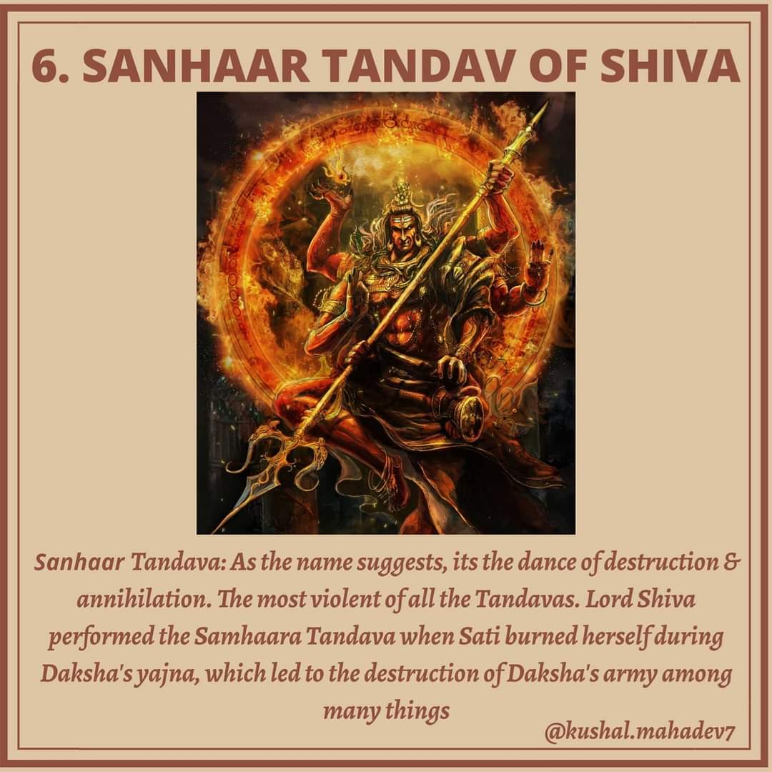 ⚜️Do you know about the Tandav and Lasya - The dances of destruction ...