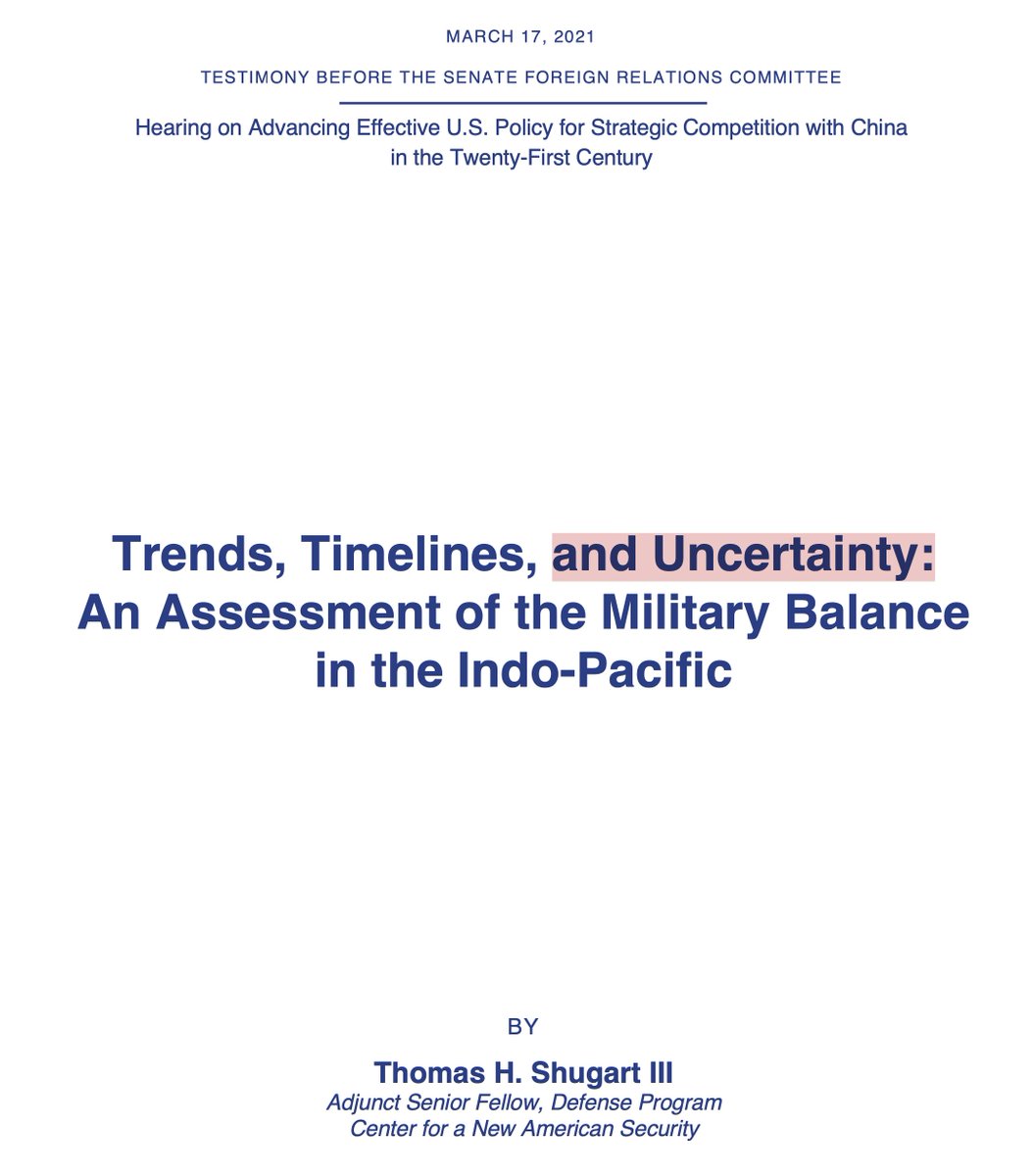 This article by Dr. Timothy Heath (of RAND) came out today and has been ...