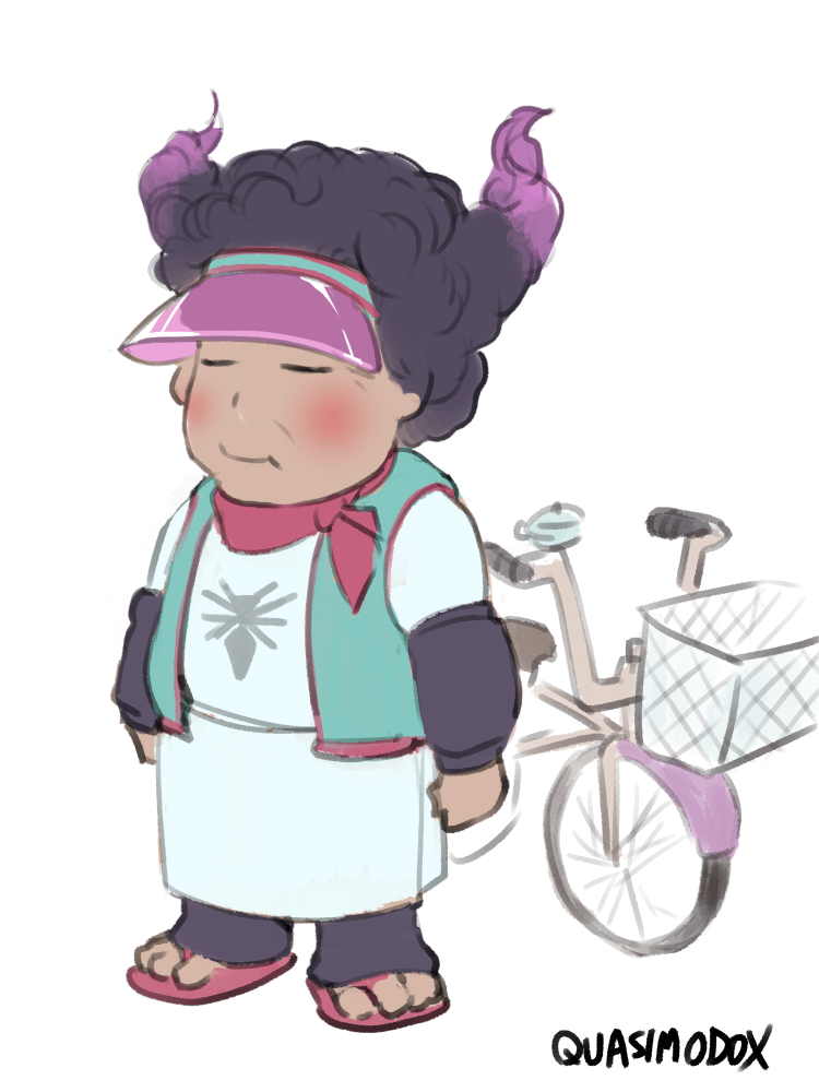 Aged Street Fighter, Ajumma Juri still rides Quasimodox @quasimodox