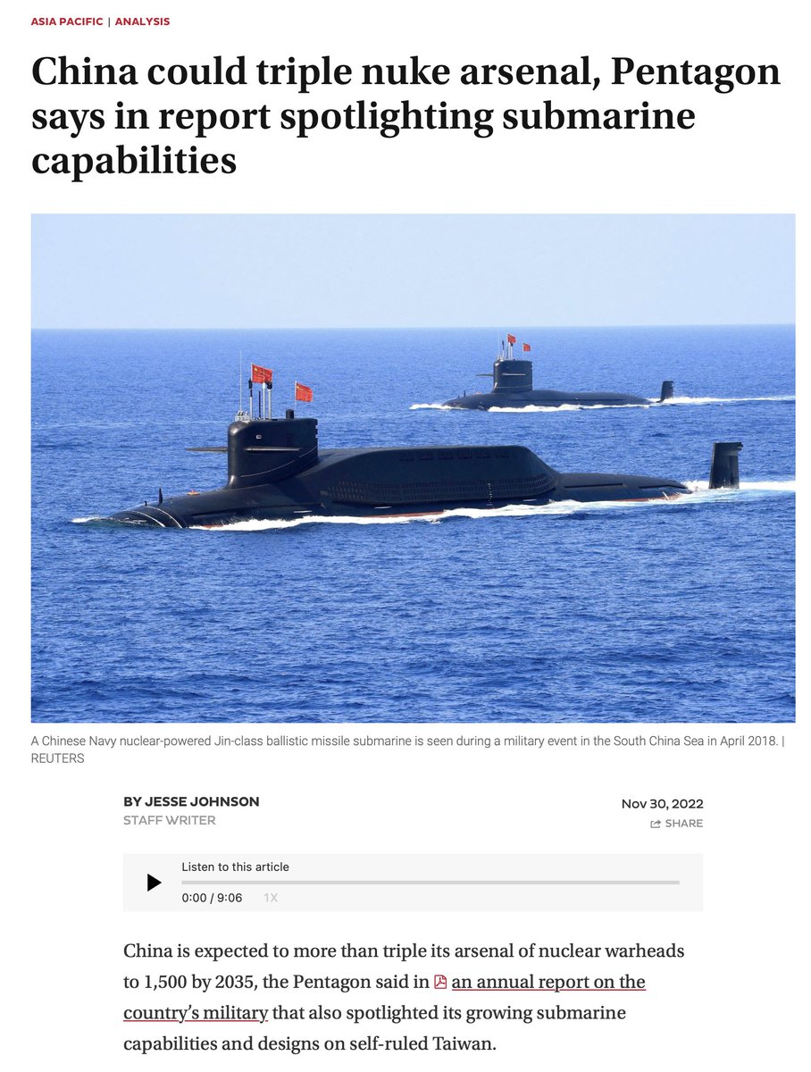 This article by Dr. Timothy Heath (of RAND) came out today and has been ...