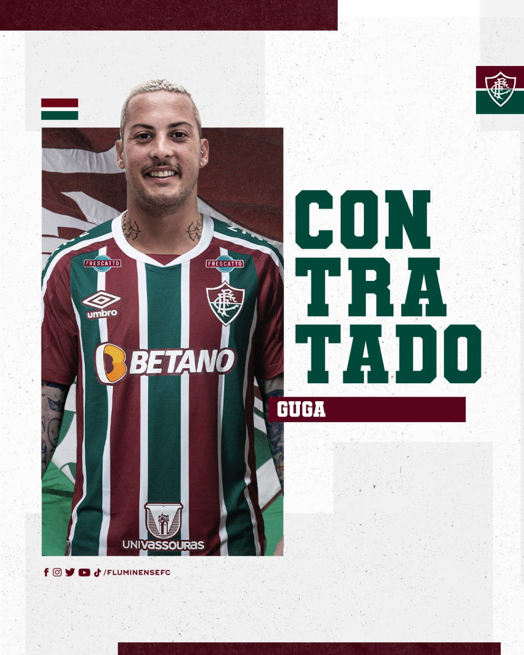 Fluminense F.C. on Twitter: "O Guga é o novo lateral-direito do Fluminense! Seja bem-vindo ...