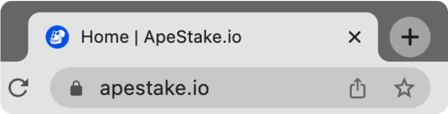 Horizen Labs on Twitter: "🧵 $APE Staking Reminder: The ONLY official link for staking from ...