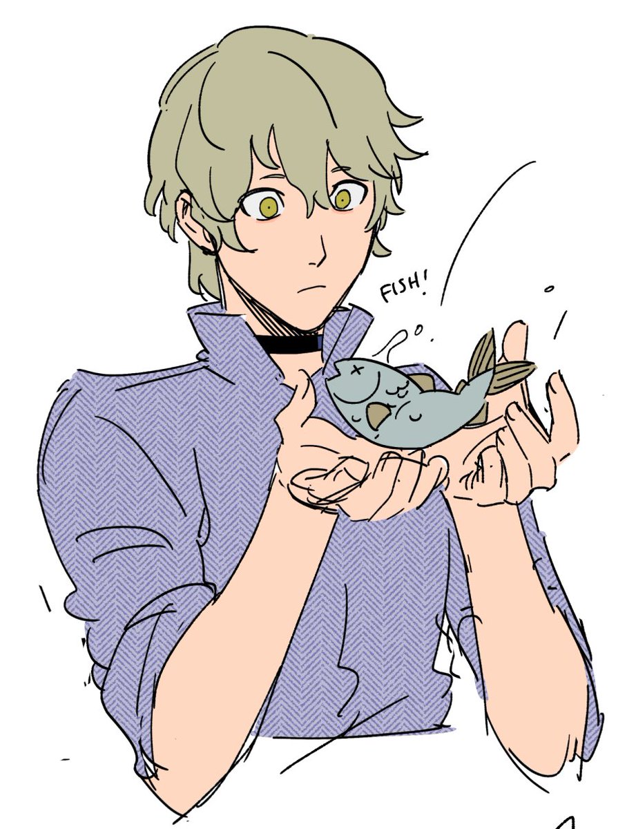 「stop trading me fish 」saba sabatonの漫画