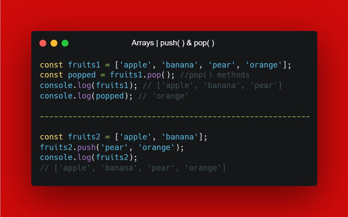 JOURNEY WITH JAVASCRIPT 7️⃣ ㊙️ Arrays in JavaScript ㊙️ 10 frequently ...