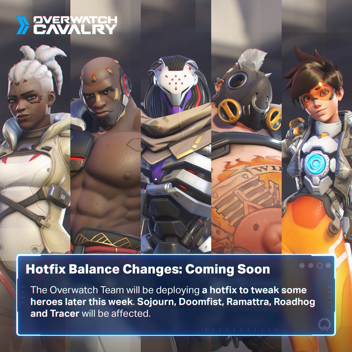 Overwatch Cavalry 🇬🇧 on Twitter: "Hotfix Balance Changes coming later this week 🧰 After ...