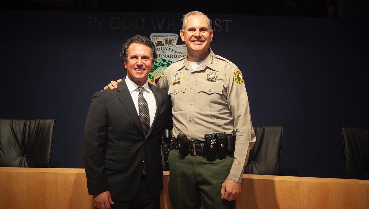 San Bernardino County Sheriff On Twitter Sheriff Shannon D Dicus