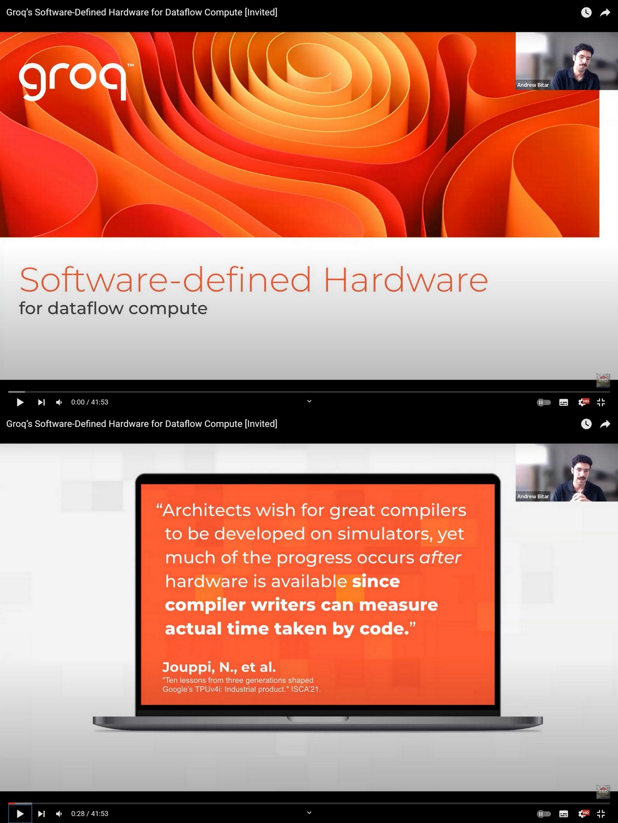 OGAWA, Tadashi on Twitter: "=> "Software-Defined Hardware for Dataflow Compute", Andrew Bitar ...