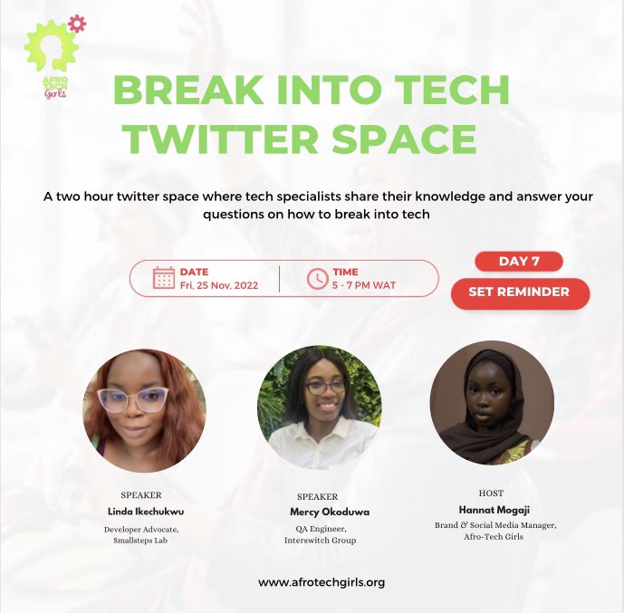Afro-Tech Girls on Twitter: "To do that, in addition to collaborations with other organizations ...
