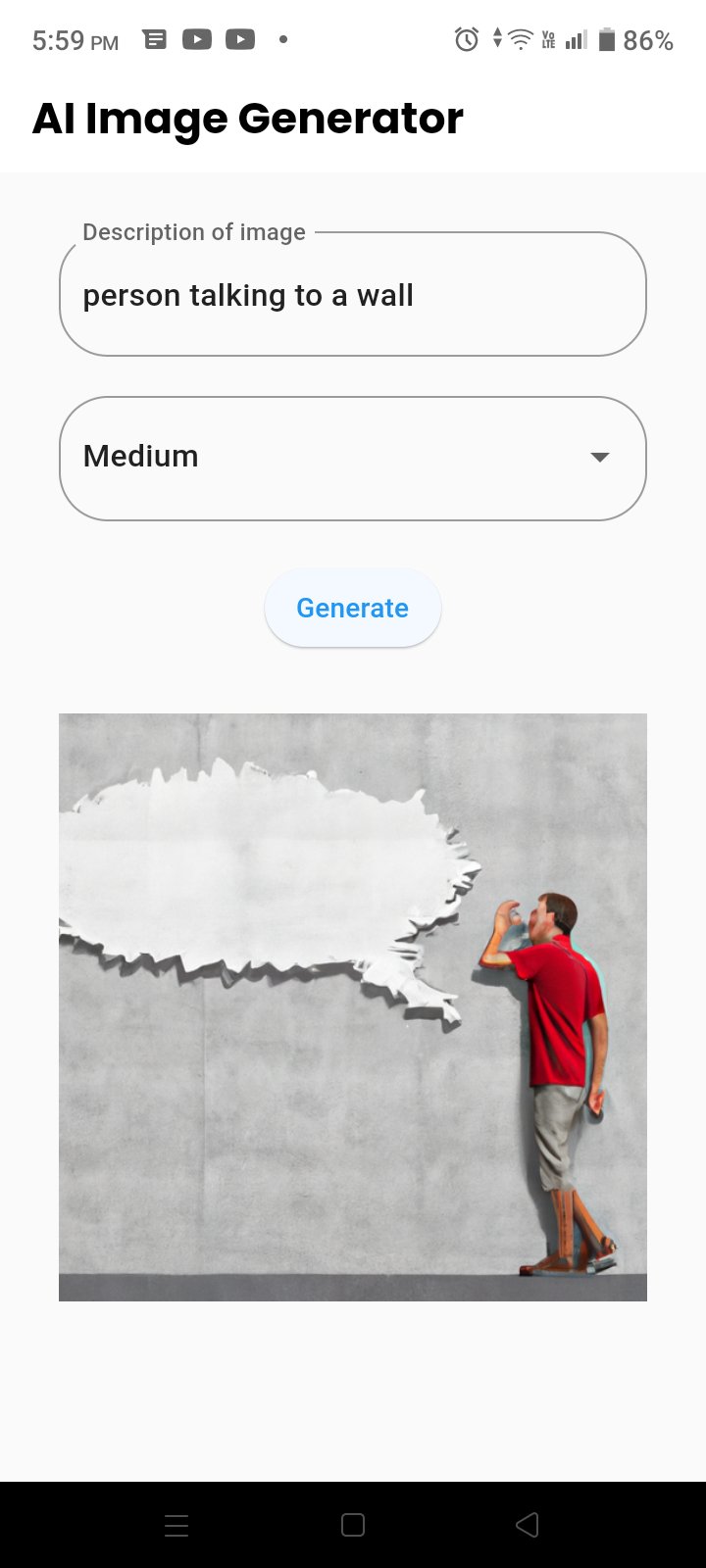 Usman 🚀 on Twitter: "Today I built an AI Image Generator app on mobile using Flutter 🔥 ...
